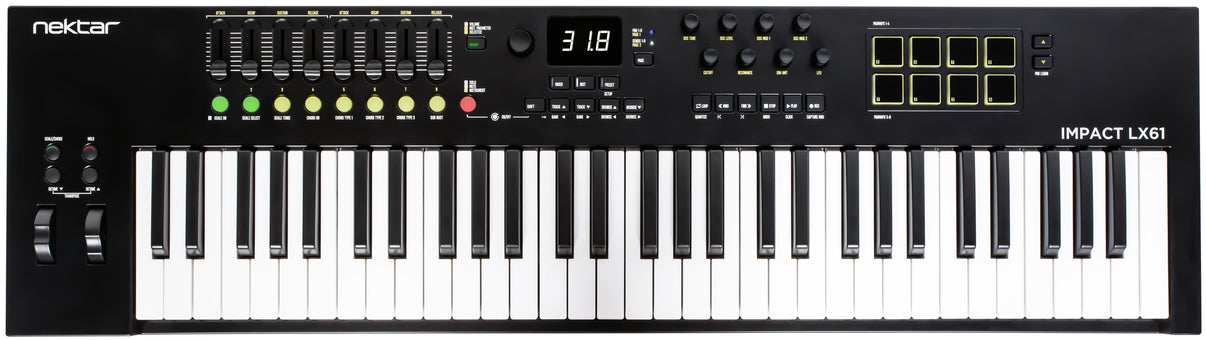 Nektar LX61 MK3 61-Key USB MIDI Controller Keyboard | Music Planet NZ