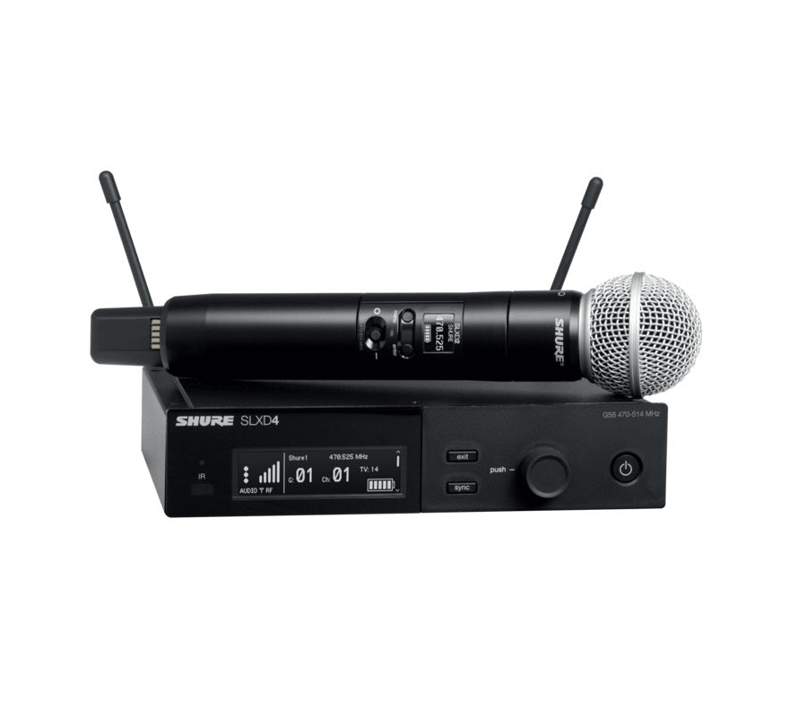 Shure SLXD24 Wireless System with SM58 Handheld Mic | Music Planet NZ