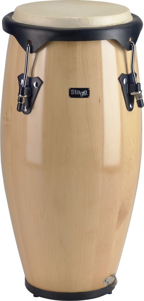 Stagg Portable Wooden Conga with Strap | Music Planet NZ