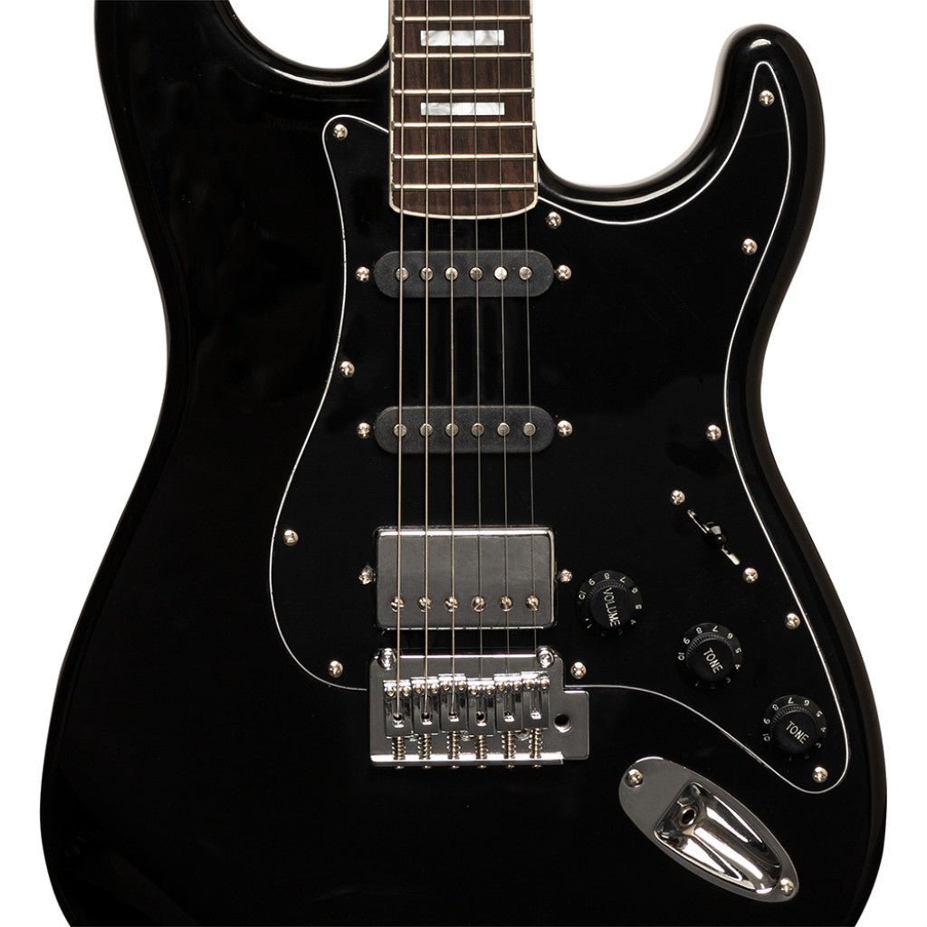 Stagg SES-60 Vintage Series Electric Guitar in Black | Music Planet NZ
